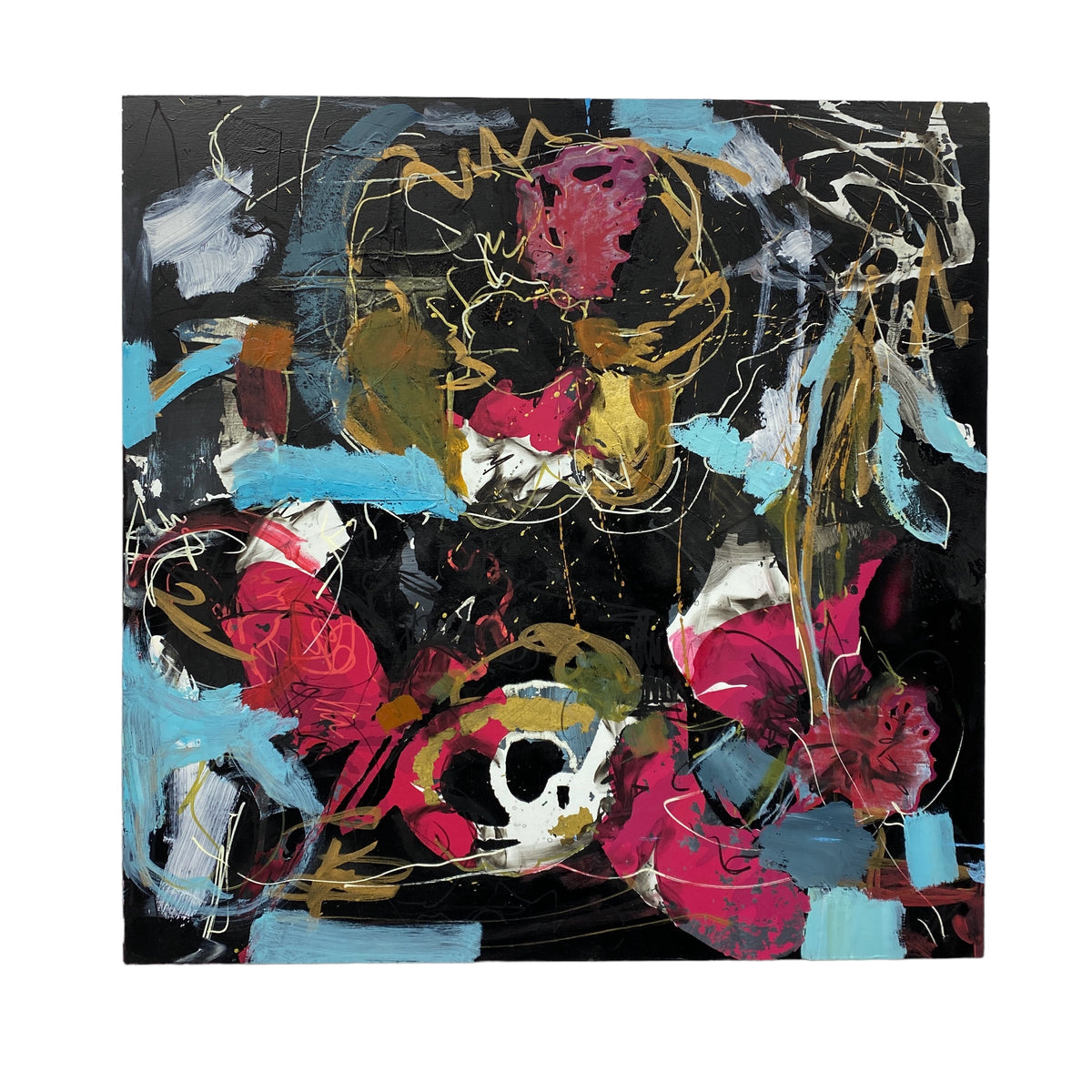 Original Artwork Abstract Florals Squares Dale Kerrigan – Pool Bank ...