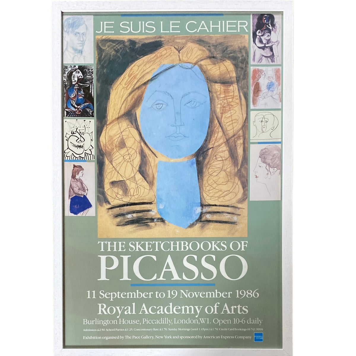 Picasso Exhibition Poster 1986 Framed – Pool Bank Interiors