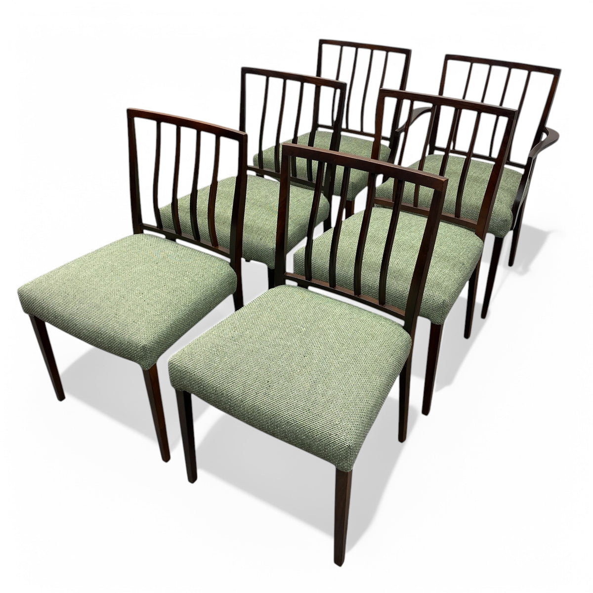 Archie Shine Dining Chairs Rosewood Six – Pool Bank Interiors