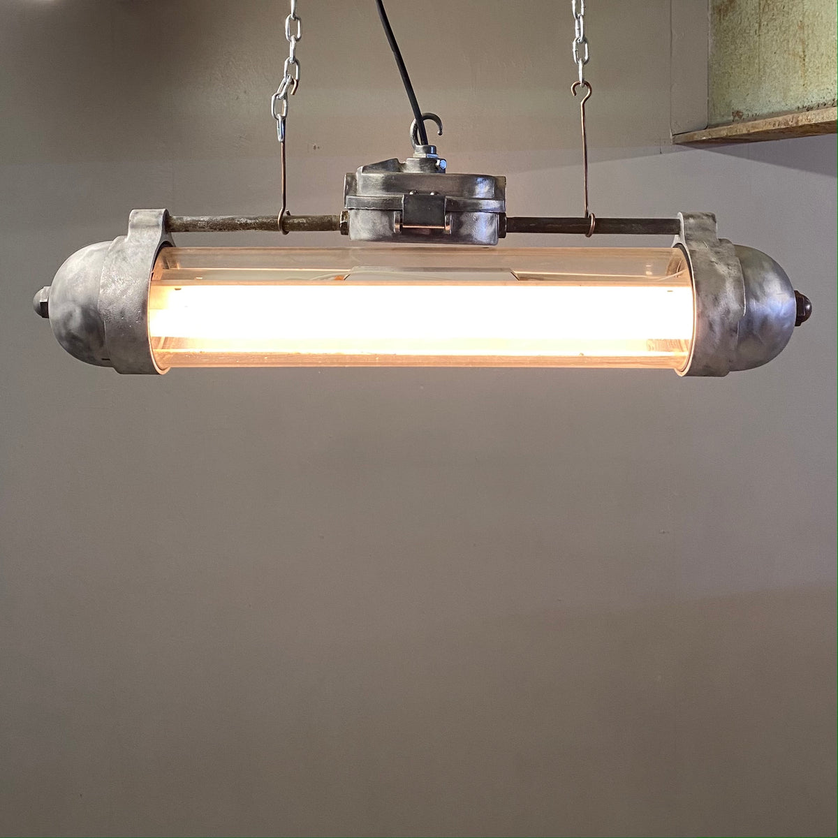 Industrial Fluorescent Lighting – Pool Bank Interiors