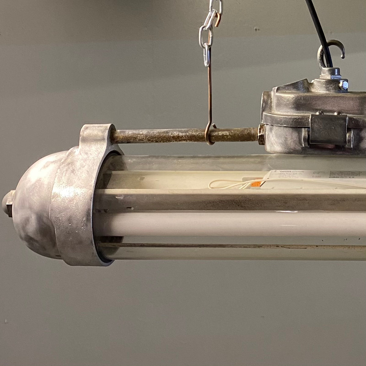 Industrial Fluorescent Lighting – Pool Bank Interiors